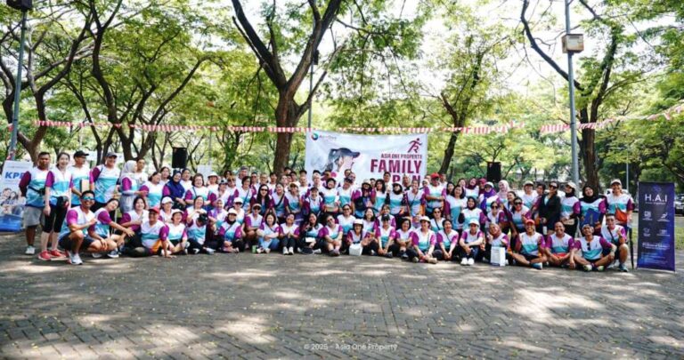 Peringati HUT RI ke-80, Asia One Property Gelar Family Run 2025 di Kota ...