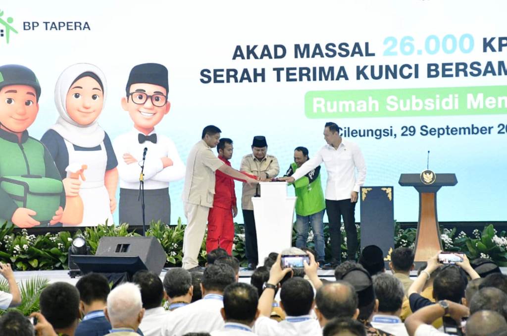 Disaksikan Presiden Prabowo, BP Tapera Torehkan Rekor Baru 26.000 Akad ...